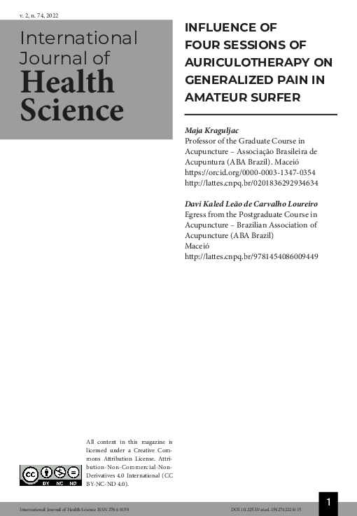 (PDF) INFLUENCE OF FOUR SESSIONS OF AURICULOTHERAPY ON GENERALIZED PAIN ...