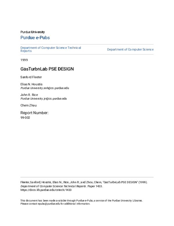 (PDF) GasTurbnLab PSE DESIGN Sanford