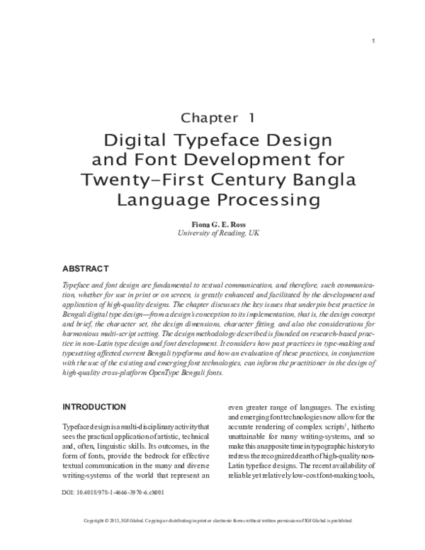 (PDF) Digital Typeface Design and Font Development for Twenty-First ...