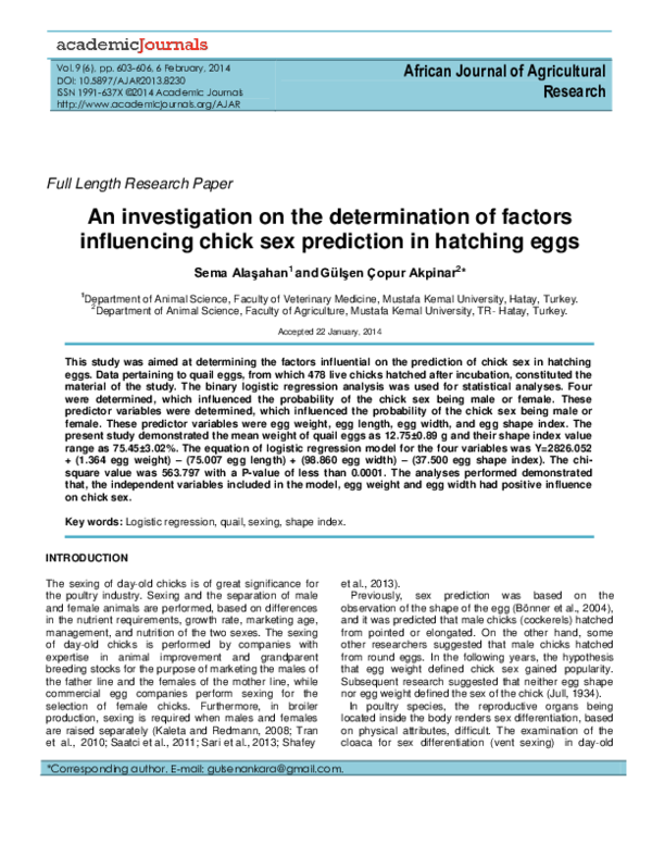 (PDF) An investigation on the determination of factors influencing ...