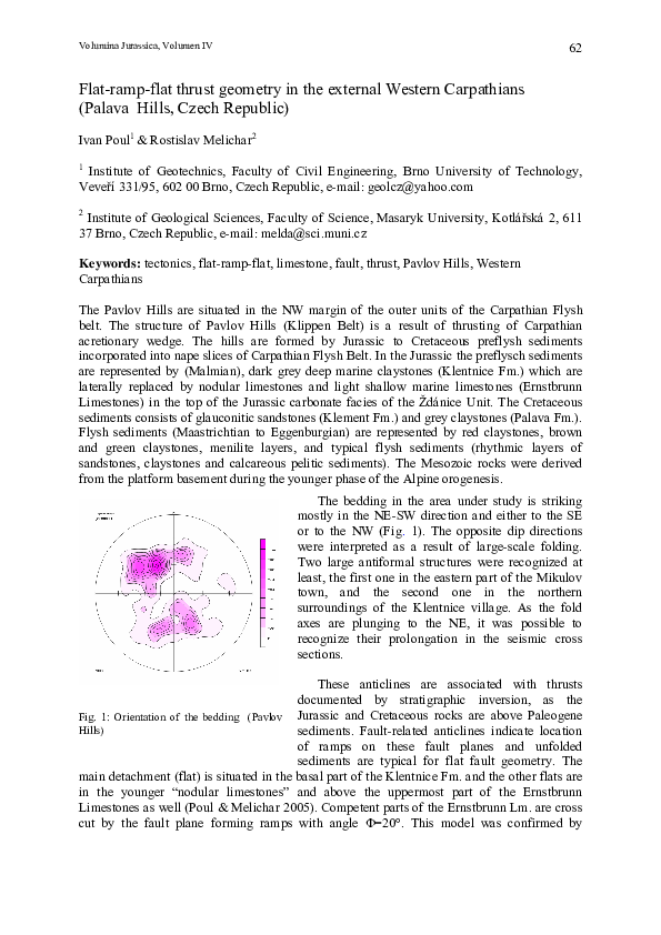 (PDF) Flat-ramp-flat thrust geometry in the external Western ...