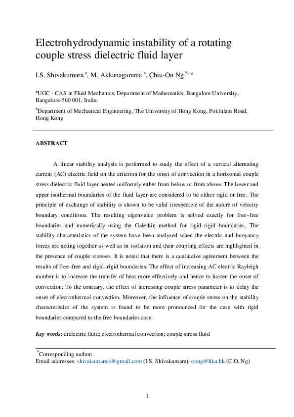 (PDF) Electrohydrodynamic instability of a rotating couple stress ...
