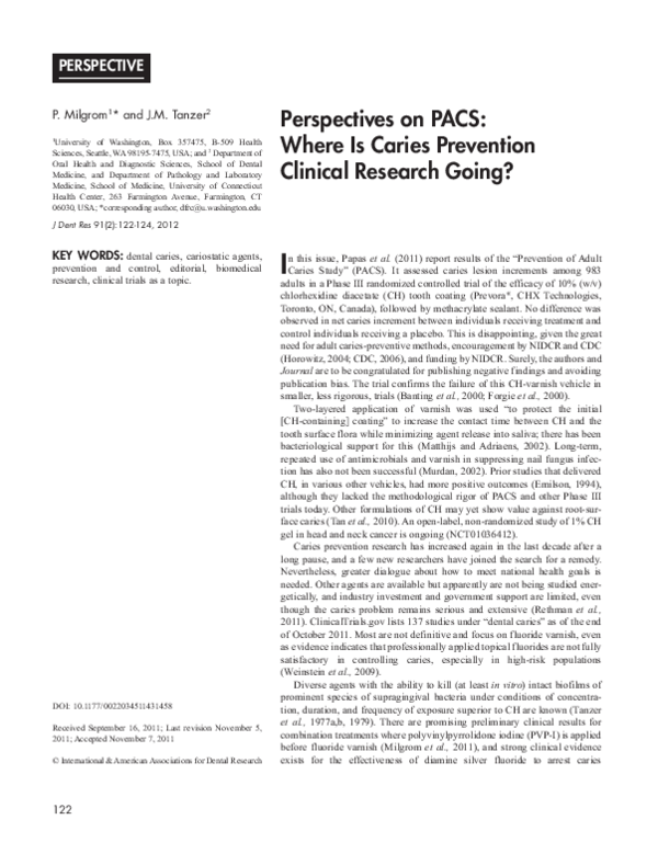 (PDF) Perspectives on PACS