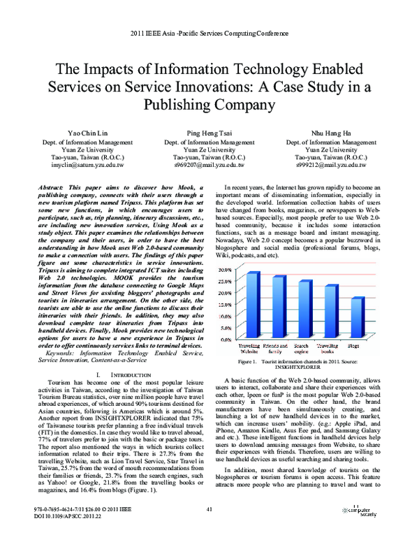 (PDF) The Impacts of Information Technology Enabled Services on Service ...