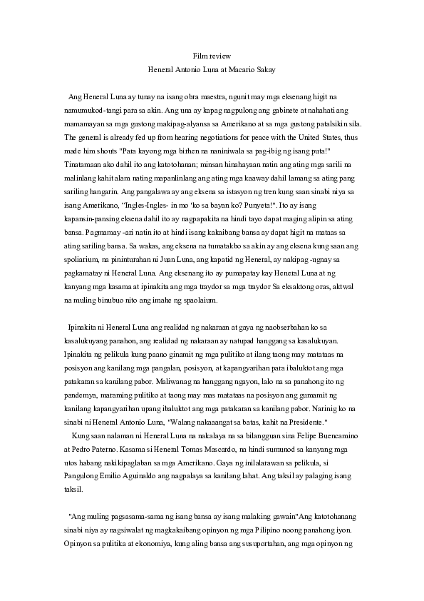 (PDF) Film review | King Lloyd Gonzales - Academia.edu