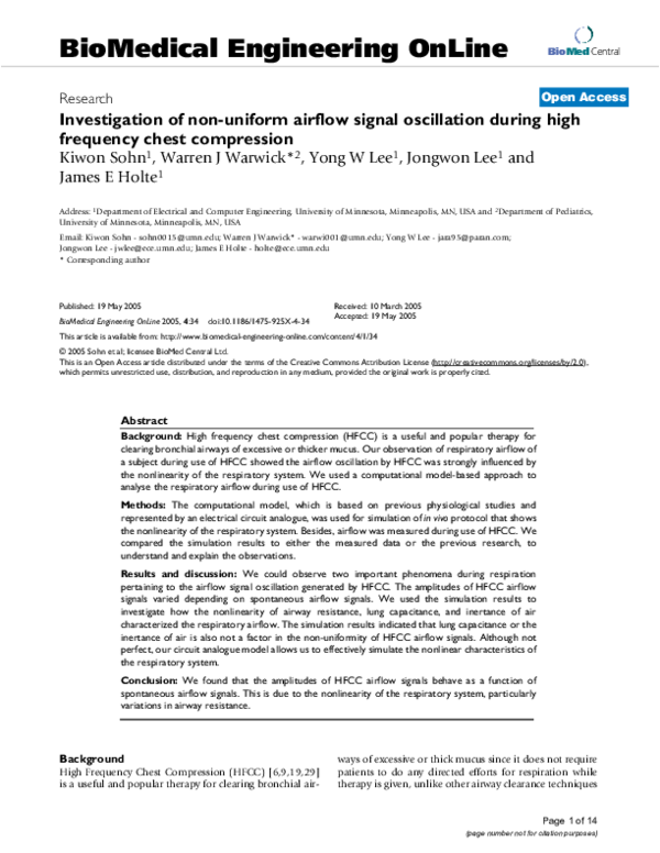 (PDF) Resonant frequency does not predict high-frequency chest ...