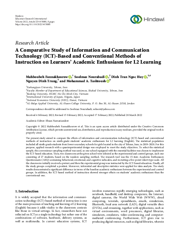 (PDF) A Comparative Study of Information and Communication Technology ...