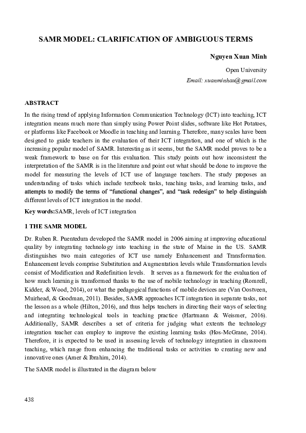 (PDF) Samr Model: Clarification of Ambiguous Terms