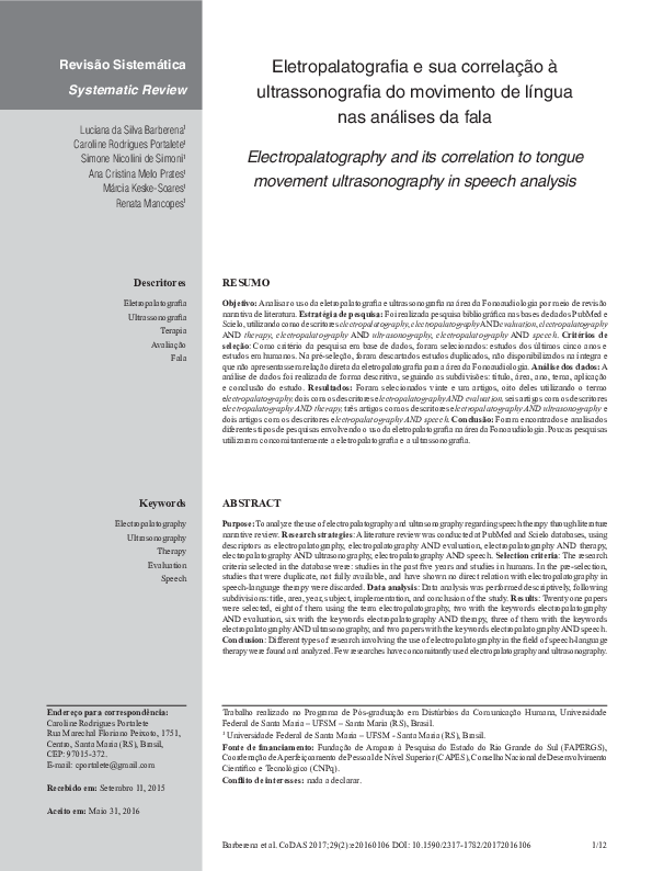 (PDF) Electropalatography and its correlation to tongue movement ...