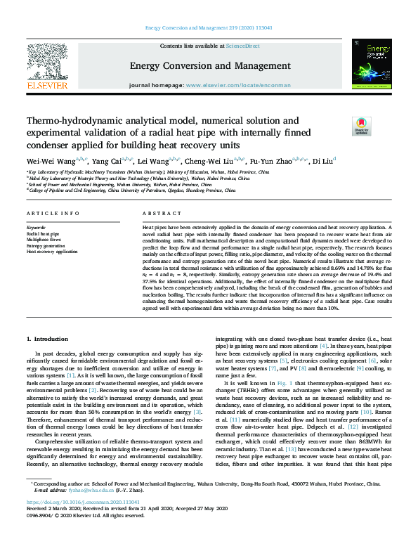 (PDF) Thermo-hydrodynamic analytical model, numerical solution and ...