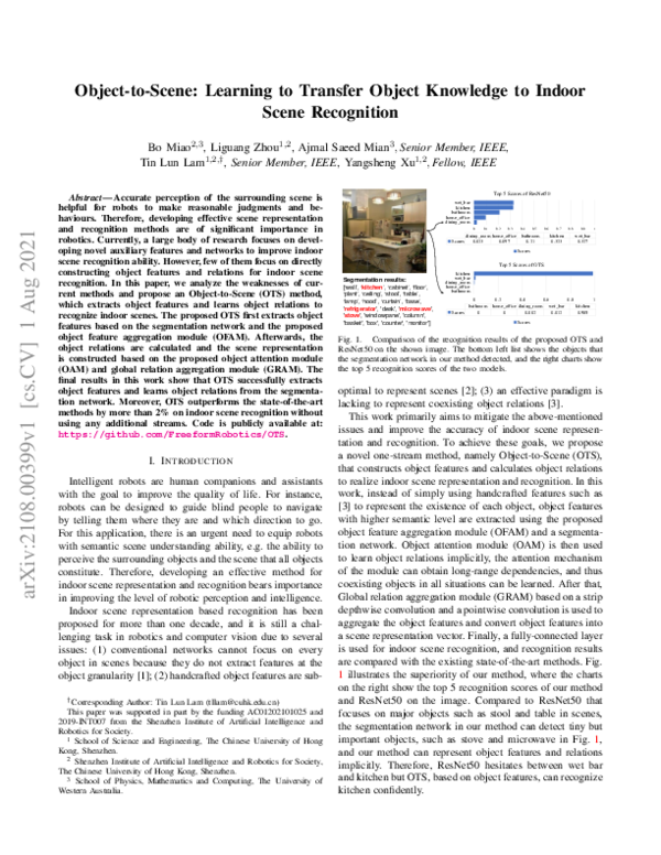 (PDF) Object-to-Scene: Learning to Transfer Object Knowledge to Indoor ...