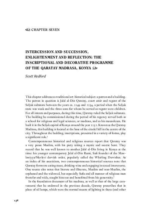 (PDF) Intercession and Succession, Enlightenment and Reflection: The Inscriptional and ...