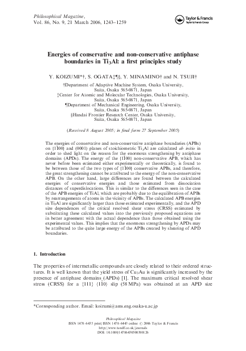 (PDF) Energies of conservative and non-conservative antiphase ...