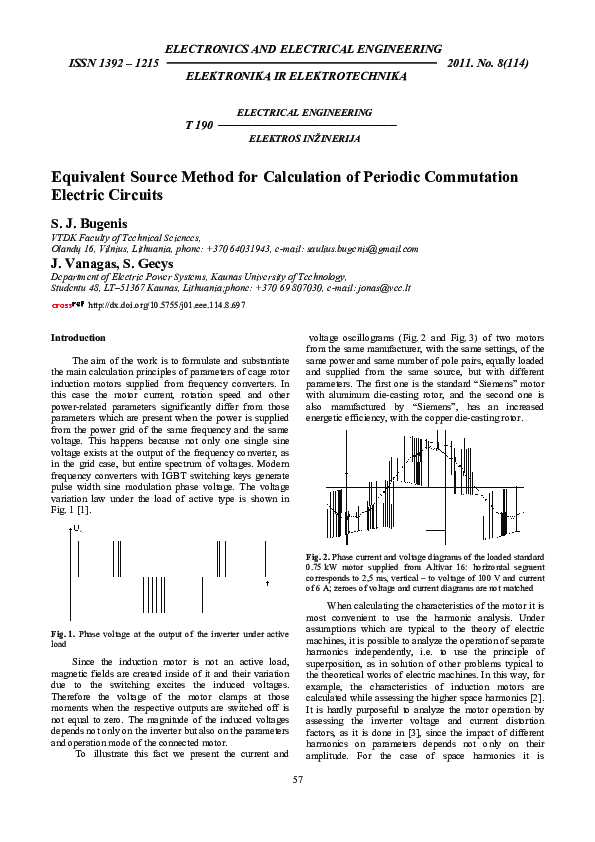 (PDF) Equivalent Source Method for Calculation of Periodic Commutation Electric Circuits