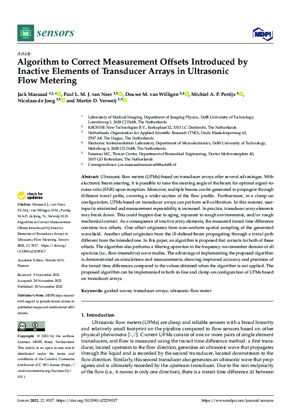 (PDF) Algorithm to Correct Measurement Offsets Introduced by Inactive Elements of Transducer ...