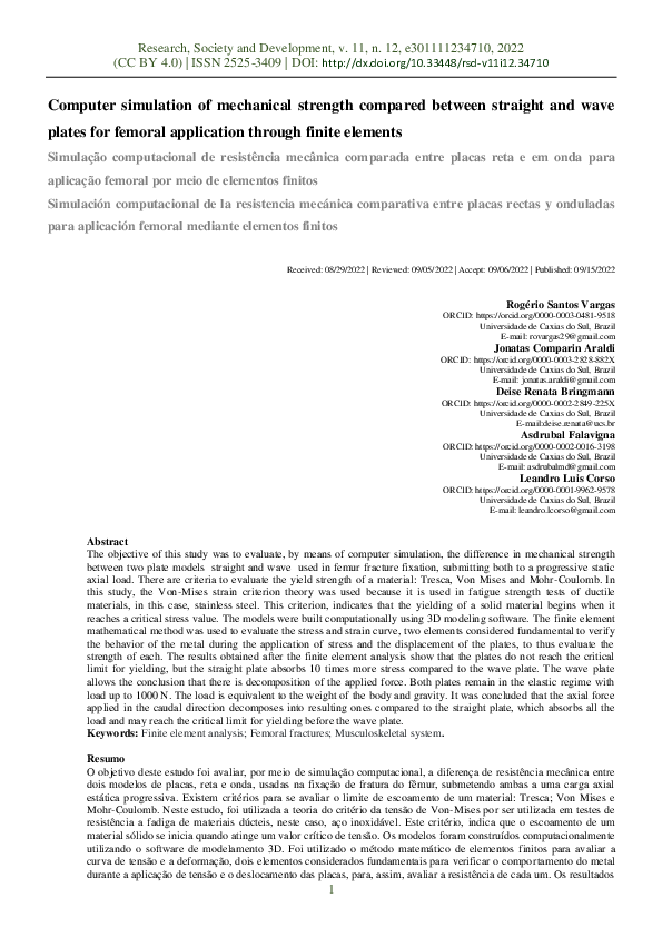 (PDF) Computer simulation of mechanical strength compared between ...