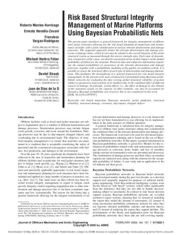 (PDF) Risk Based Structural Integrity Management of Marine Platforms ...