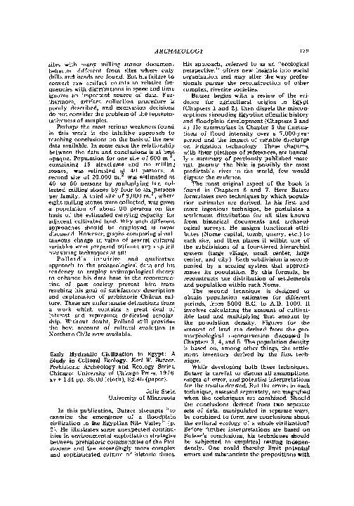 (PDF) Early Hydraulic Civilization in Egypt: A Study in Cultural ...