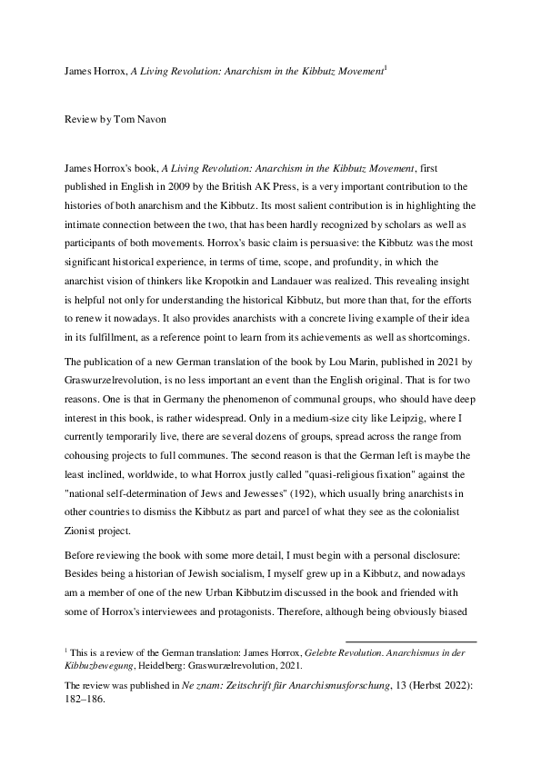 (PDF) Review of Horrox A Living Revolution