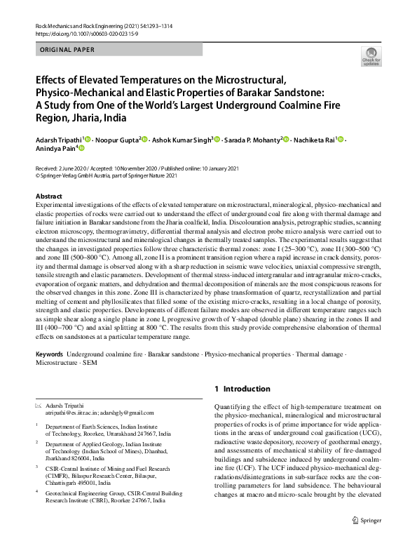(PDF) Effects of Elevated Temperatures on the Microstructural, Physico-Mechanical and Elastic ...