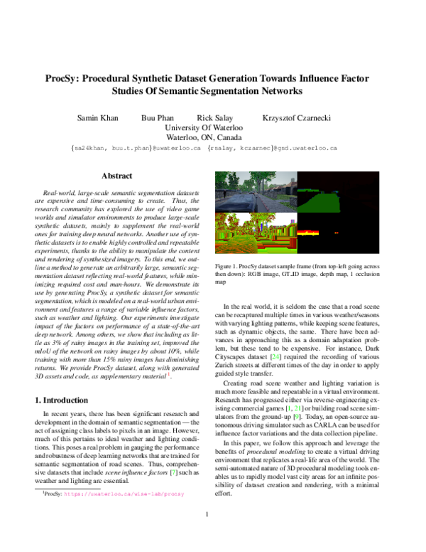 (PDF) ProcSy: Procedural Synthetic Dataset Generation Towards Influence ...