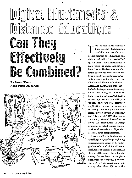(PDF) Digital Multimedia & Distance Learning: Can They Effectively Be ...