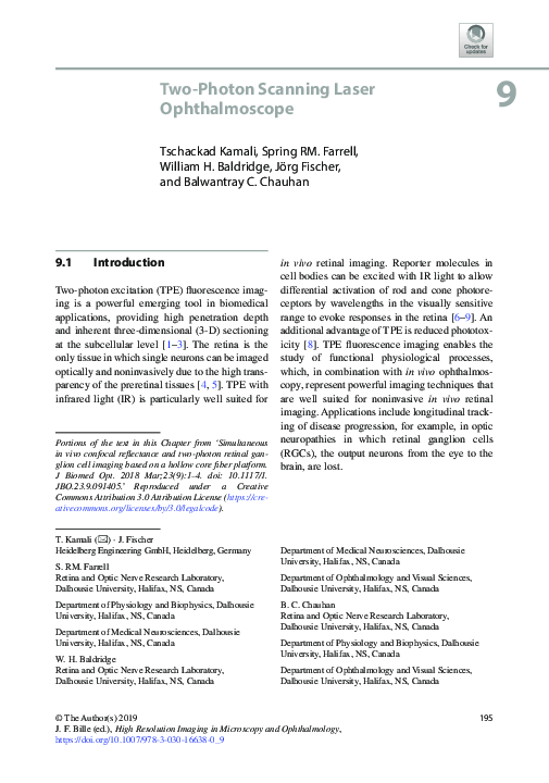 (PDF) Two-Photon Scanning Laser Ophthalmoscope