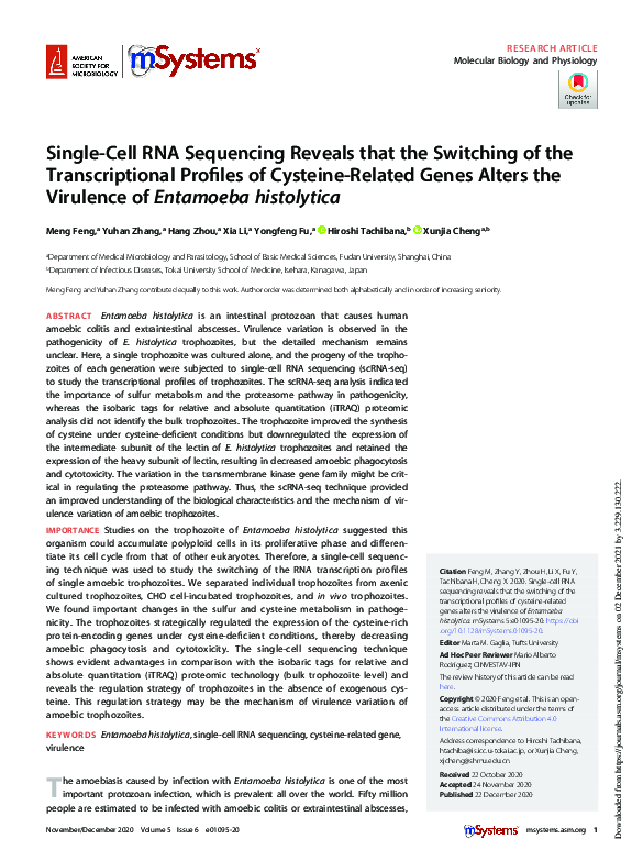 (PDF) Single-Cell RNA Sequencing Reveals that the Switching of the ...