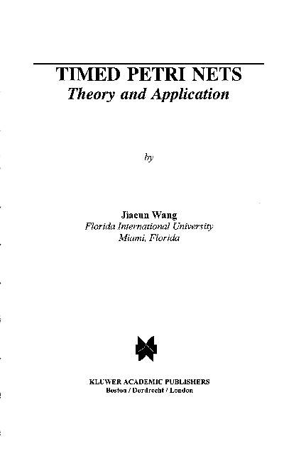 (PDF) Timed Petri Nets