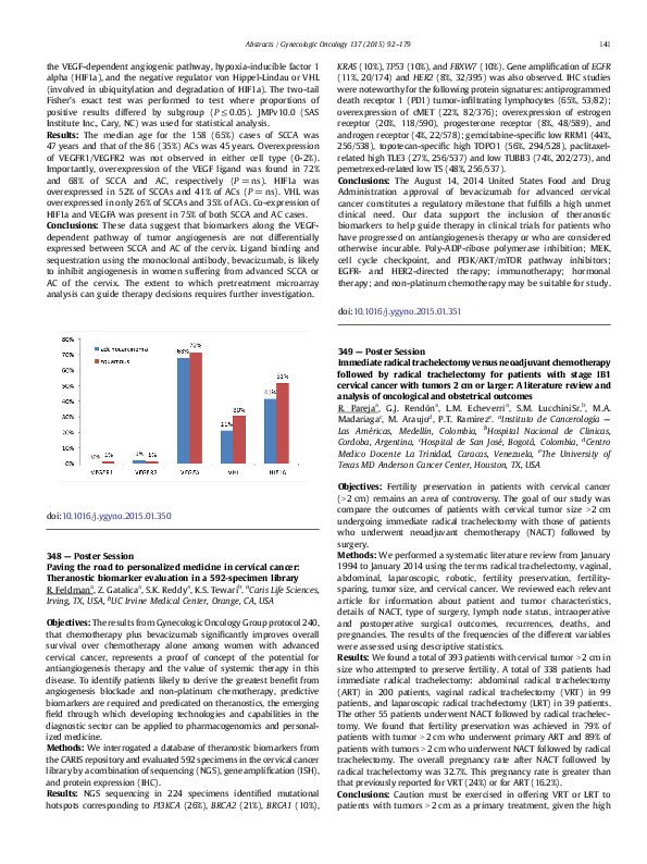 (PDF) Immediate radical trachelectomy versus neoadjuvant chemotherapy ...
