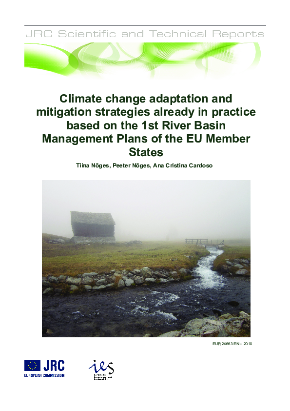 (PDF) Adaptation and Mitigation Strategies for Climate Change