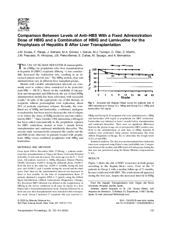 (PDF) Comparison between levels of anti-HBS with a fixed administration ...
