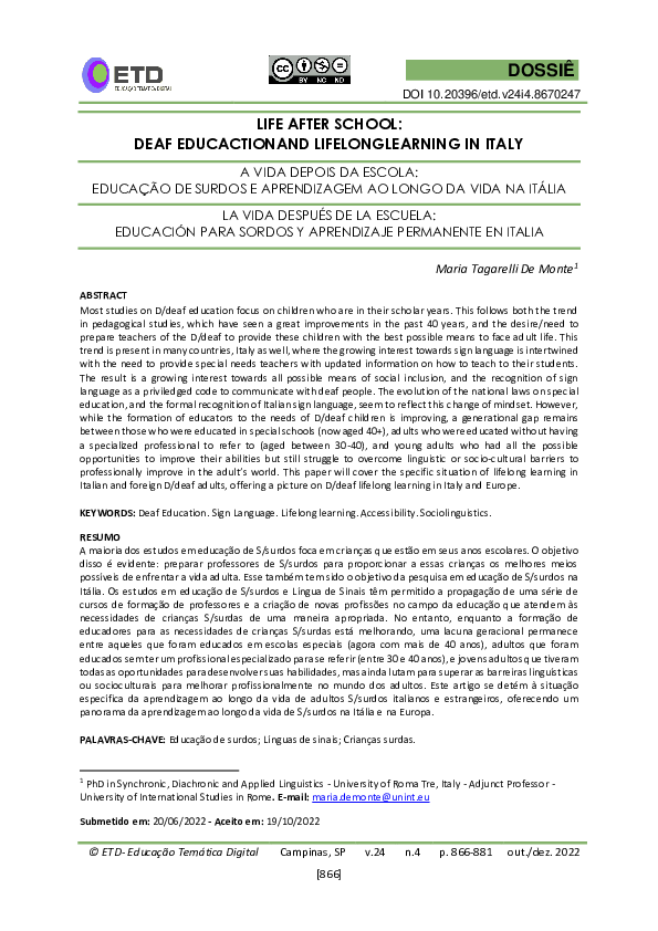 (PDF) Life After School ETD