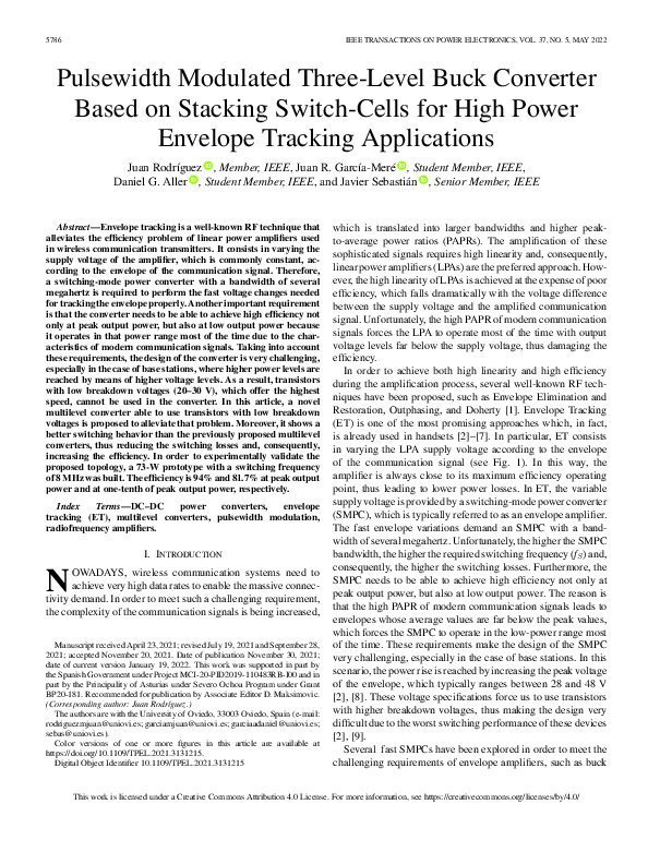 (PDF) Pulsewidth Modulated Three-Level Buck Converter Based on Stacking ...