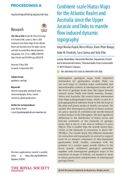 (PDF) Continent-scale Hiatus Maps for the Atlantic Realm and Australia ...