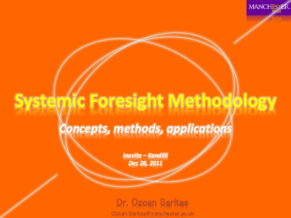 (PDF) Systemic Foresight Methodology