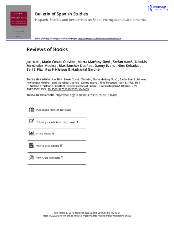 (PDF) Review by Marta Marfany of Cinthia M. Hamlin, "Traducción ...