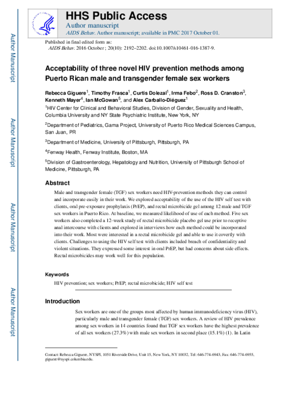 Acceptability Of Three Novel Hiv Prevention Methods Among Young Male 0440