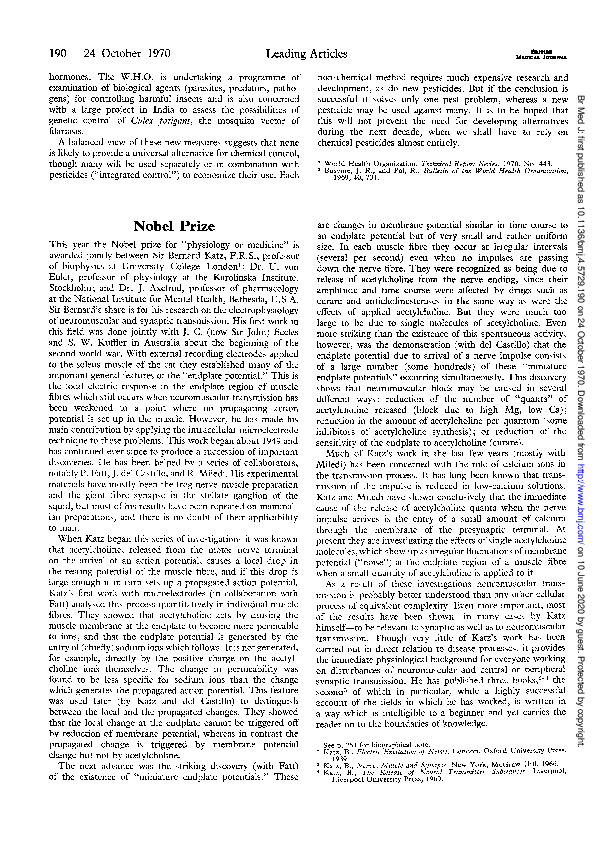(PDF) Nobel prize