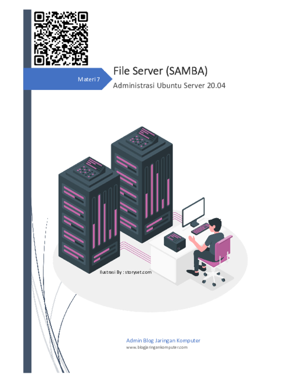 Pdf Materi 7 Instalasi Dan Konfigurasi File Server Samba Menggunakan Linux Ubuntu Server 20