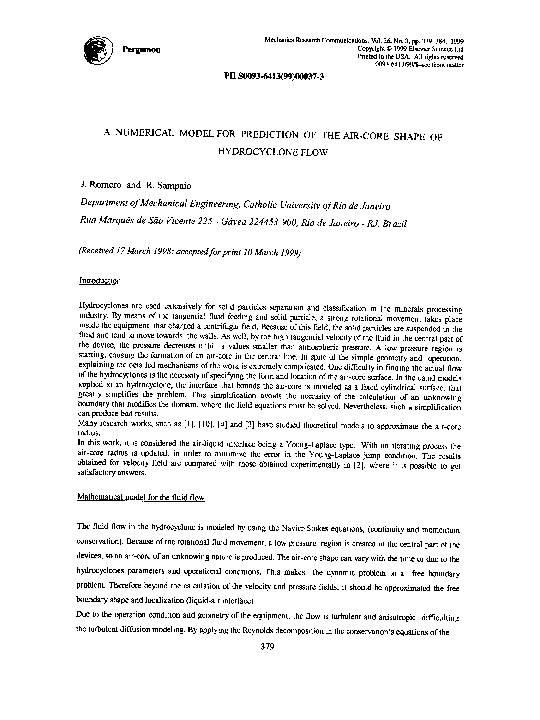 (PDF) A numerical model for prediction of the air-core shape of ...