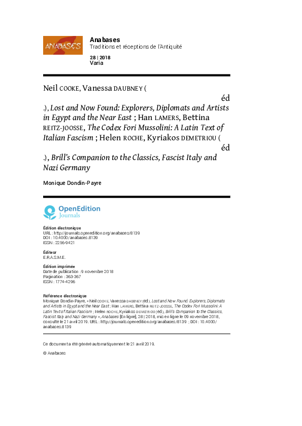 (PDF) Neil Cooke, Vaness