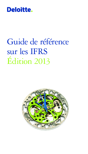 (PDF) Guide de référence sur les IFRS Édition 2013