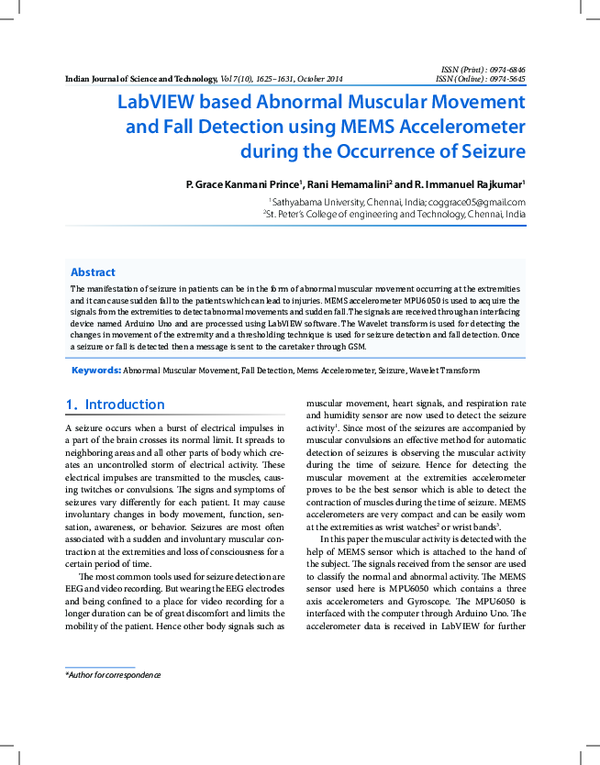(PDF) LabVIEW based Abnormal Muscular Movement and Fall Detection using ...