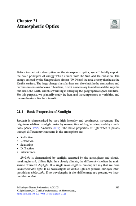 (PDF) Atmospheric Optics