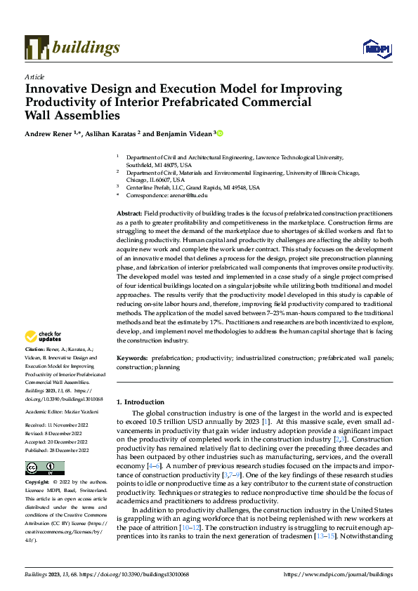 (PDF) Innovative Design and Execution Model for Improving Productivity ...