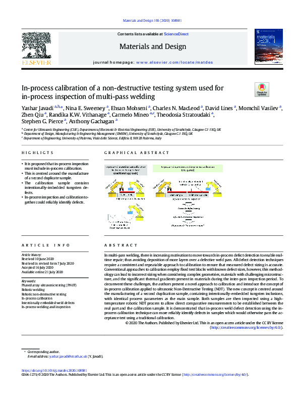 (PDF) In-process calibration of a non-destructive testing system used ...