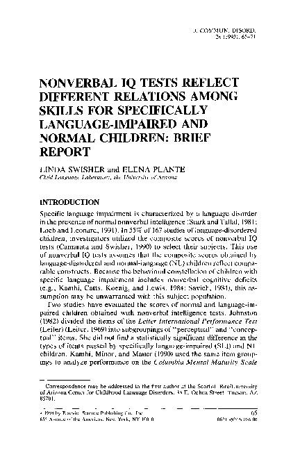 (PDF) Nonverbal IQ tests reflect different relations among skills for ...