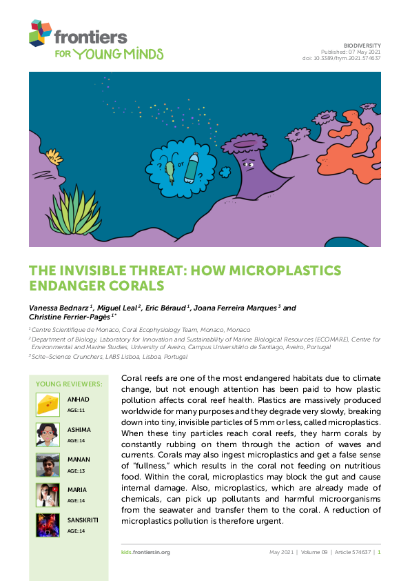 (PDF) The Invisible Threat: How Microplastics Endanger Corals