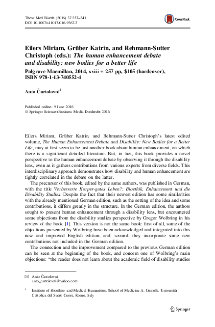 (PDF) Eilers Miriam, Grüber Katrin, and Rehmann-Sutter Christoph (eds ...